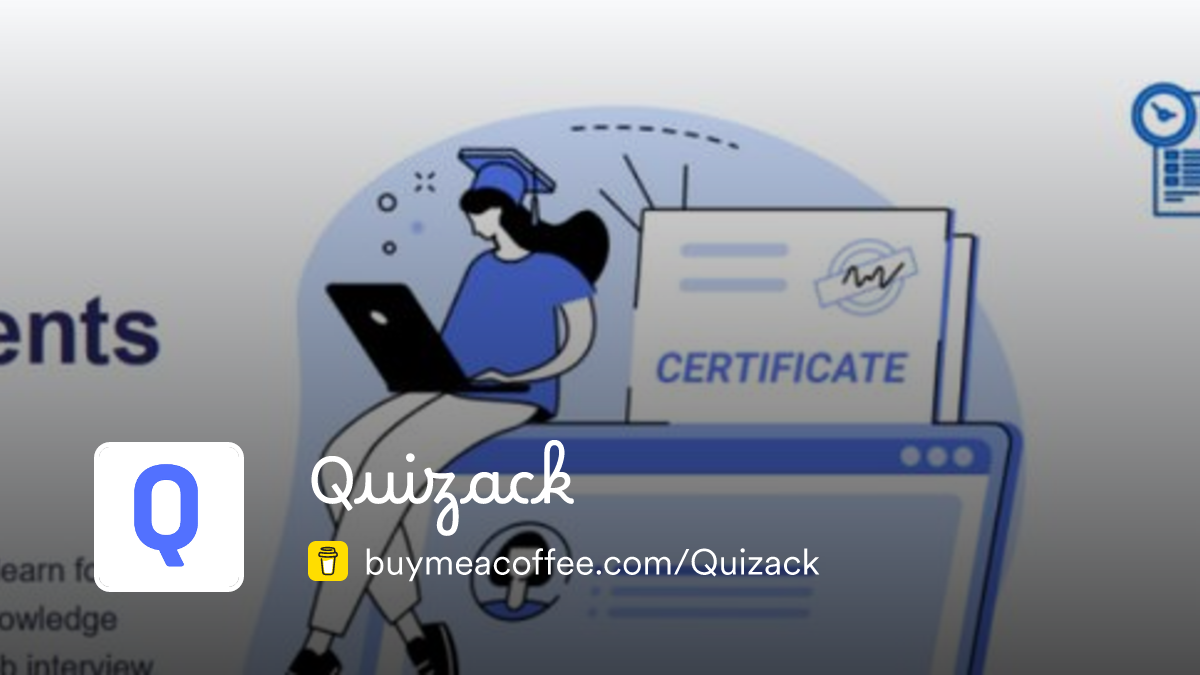 Quizack is Free Skill Assessment Platform - Buymeacoffee