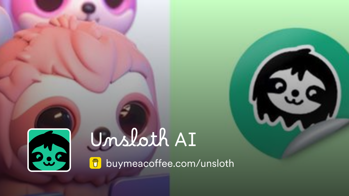 Unsloth AI - Buymeacoffee