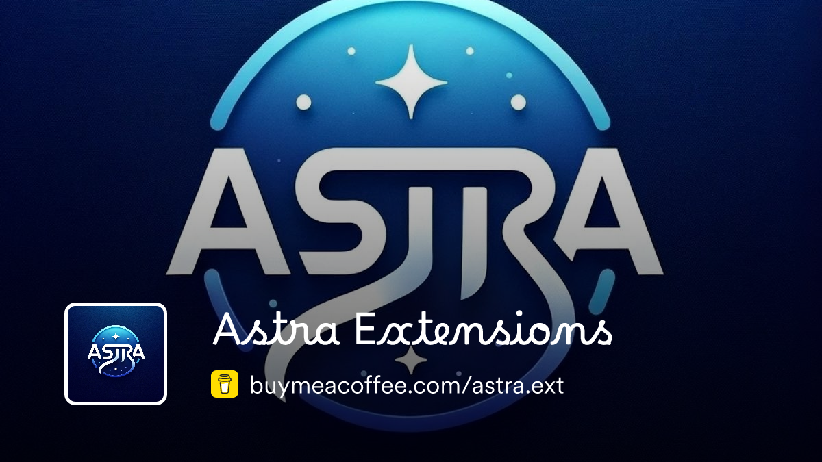 Astra Extensions - Buymeacoffee