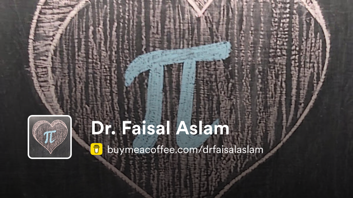 Dr. Faisal Aslam - Buymeacoffee