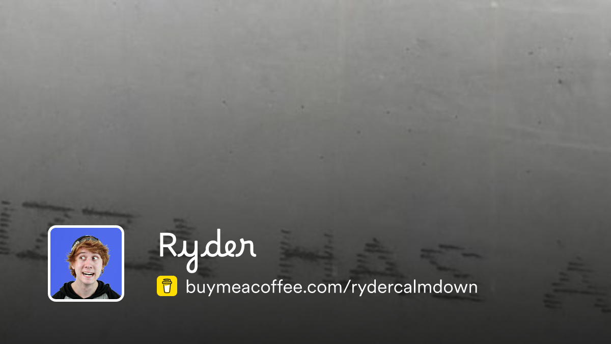 Ryder is The internet of nonsense - Buymeacoffee