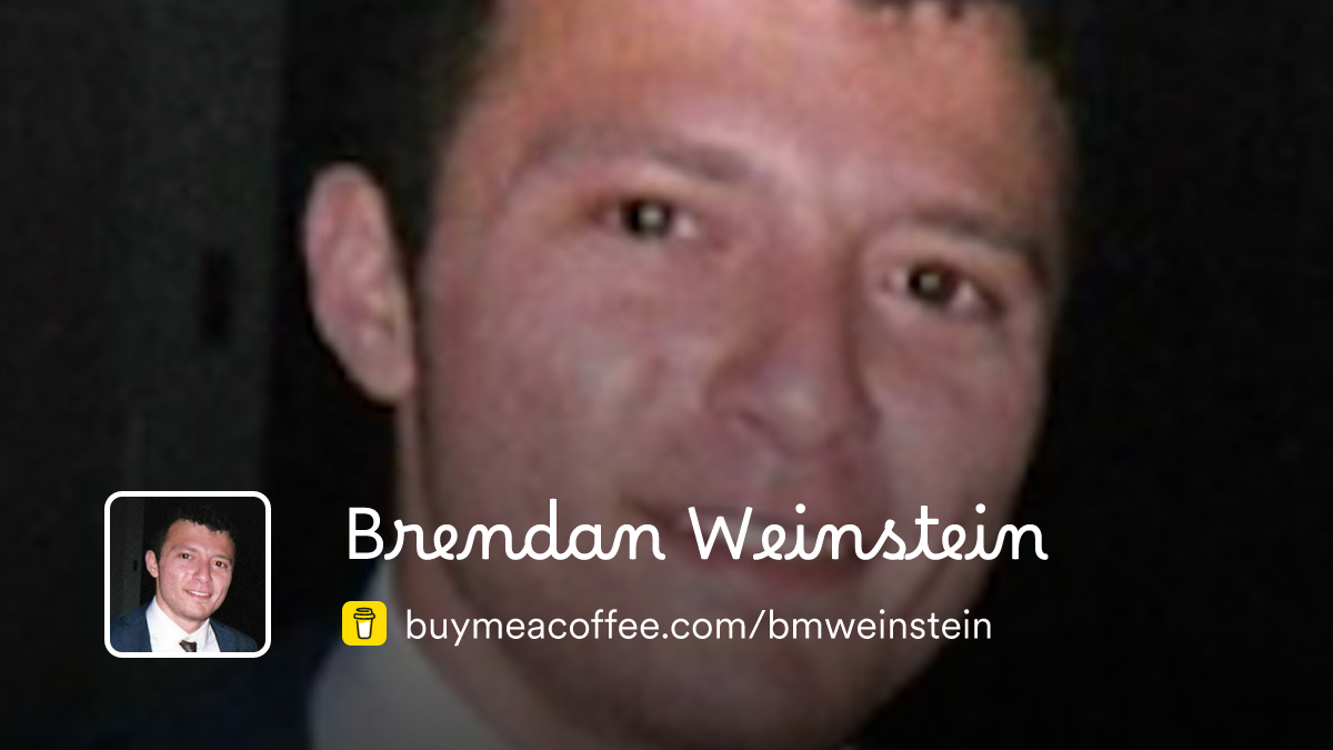 Brendan Weinstein - Buymeacoffee