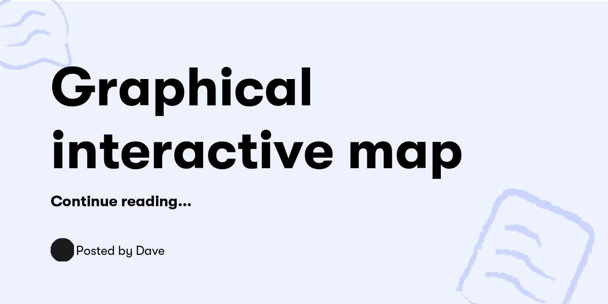 Graphical interactive map — Dave - Buymeacoffee