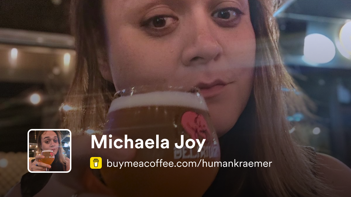 Michaela Joy is writing poems - Buymeacoffee