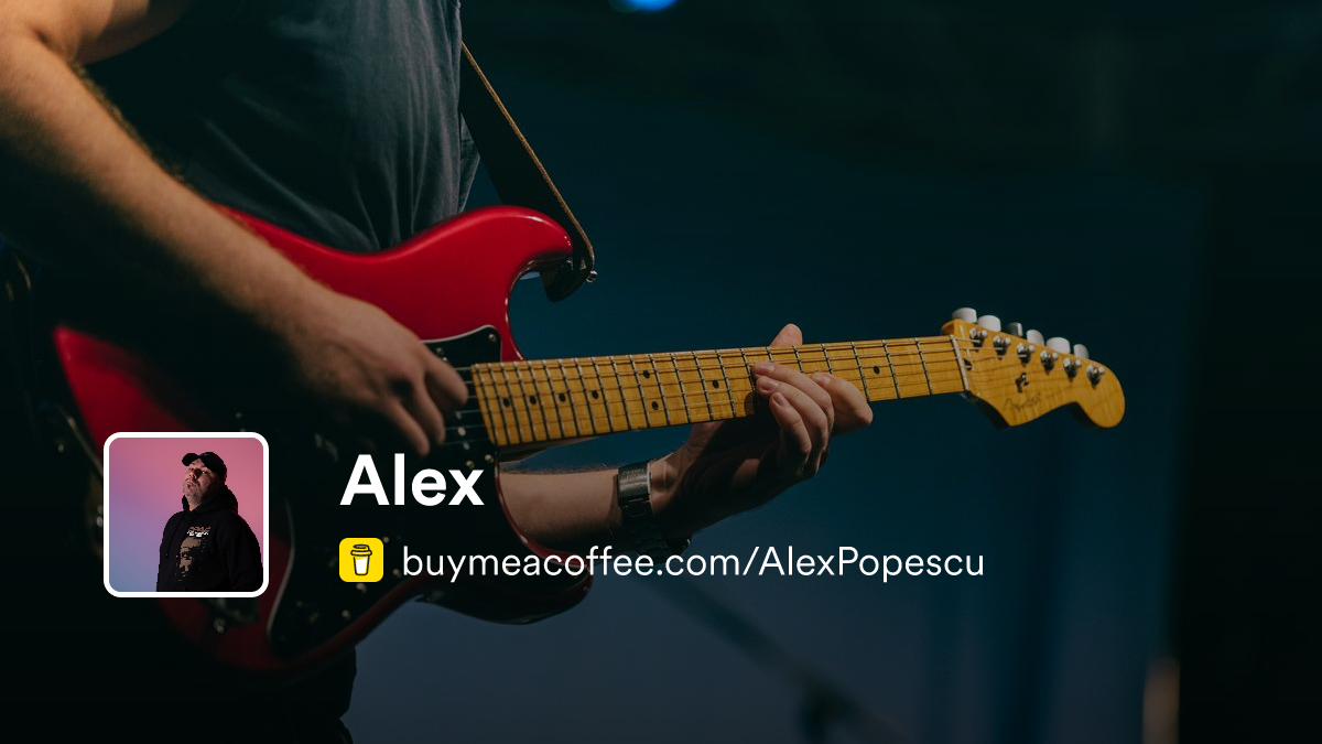 Alex is Photographer - Buymeacoffee