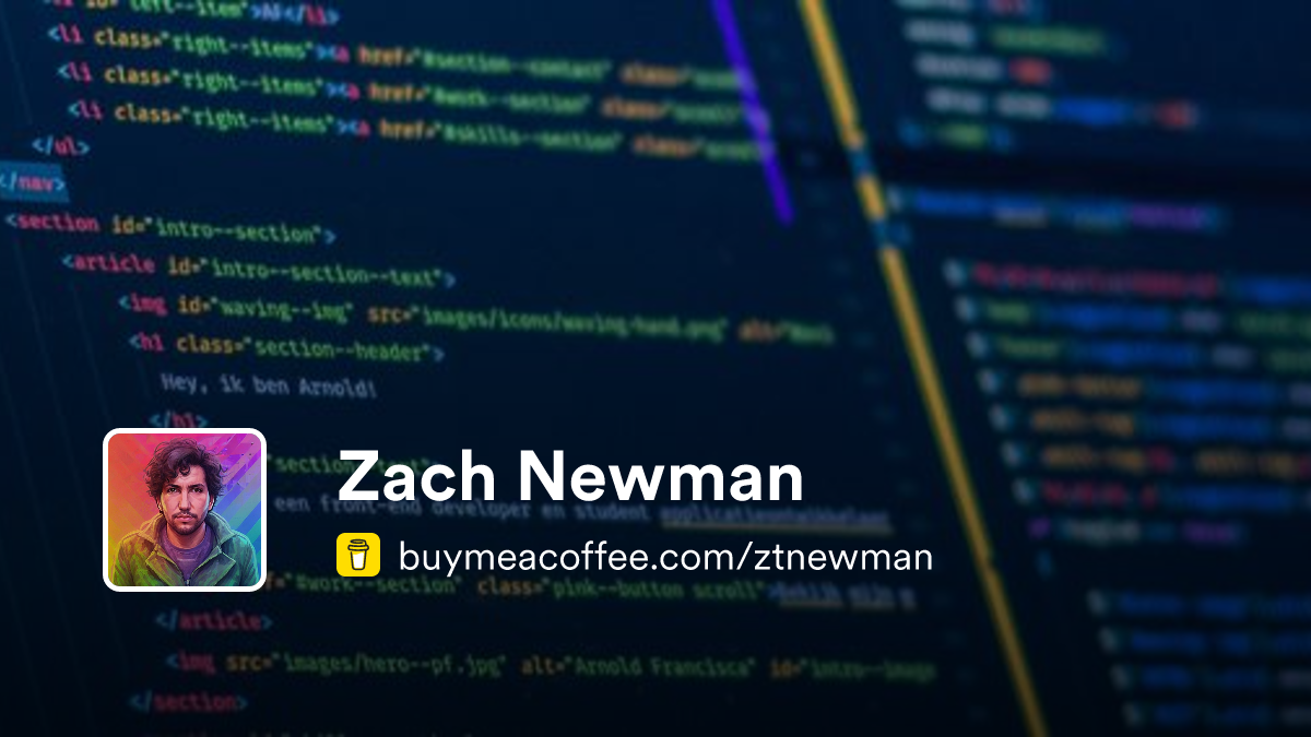 Zach Newman - Buymeacoffee