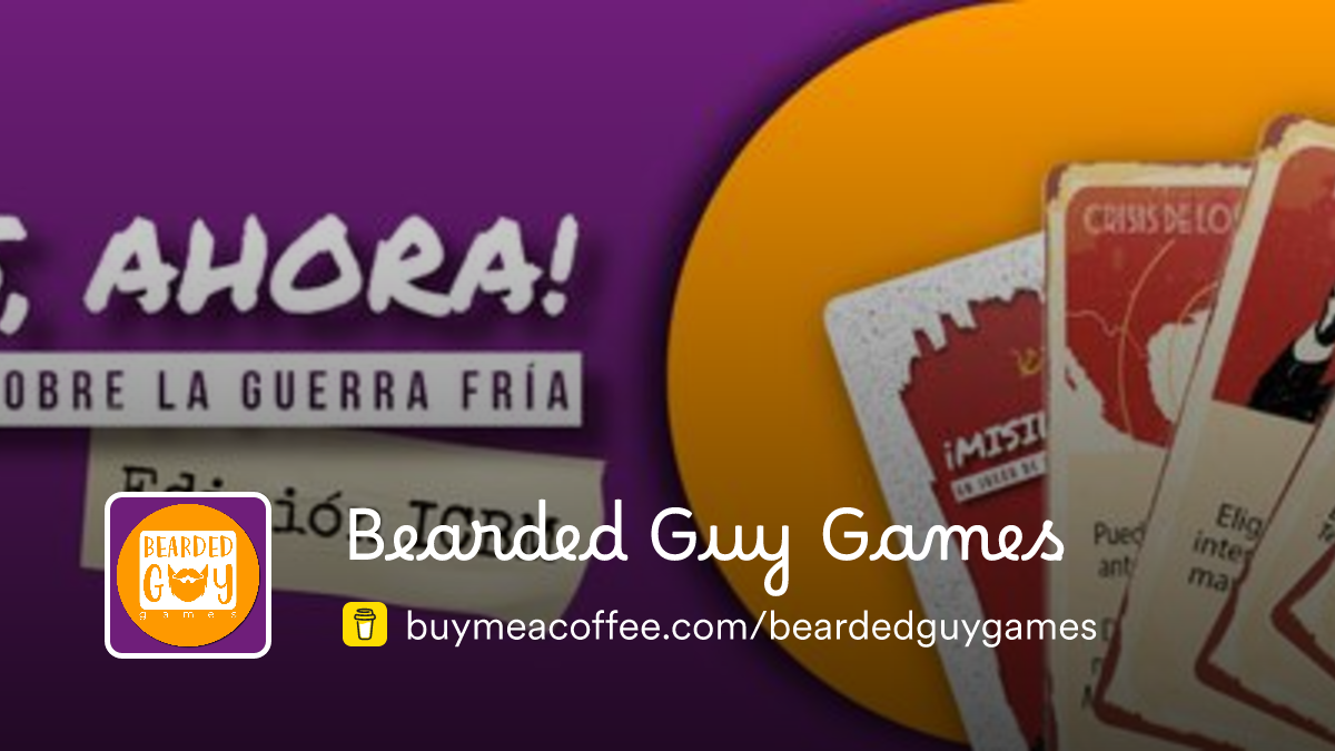 Bearded Guy Games is designing board games - Buymeacoffee