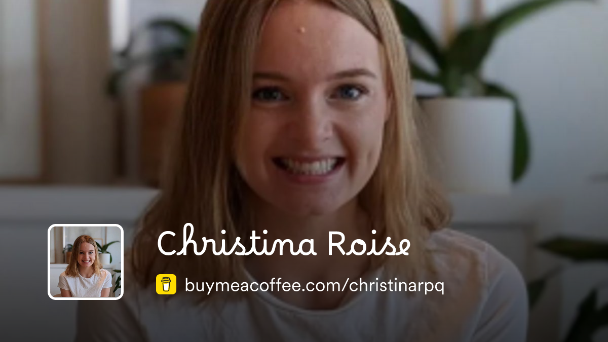 Christina Roise - Buymeacoffee