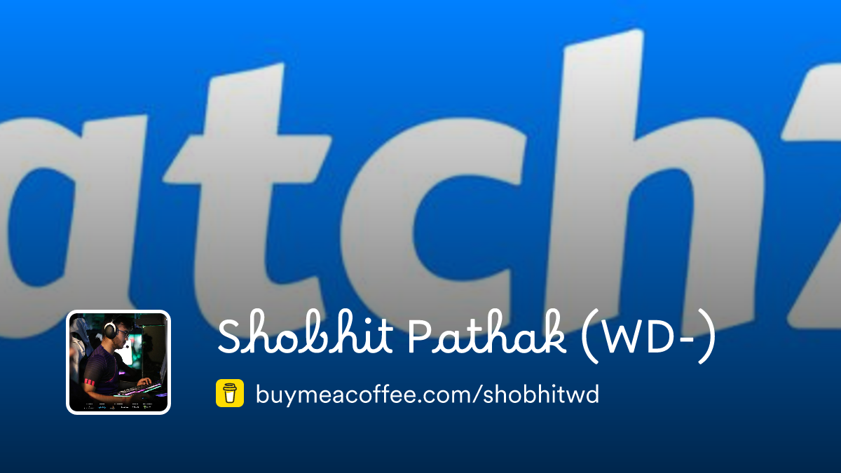 Shobhit Pathak (WD-) is Building MatchZy and CS2 Plugins! - Buymeacoffee