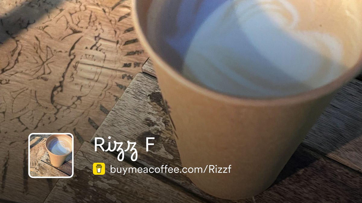 Rizz F - Buymeacoffee