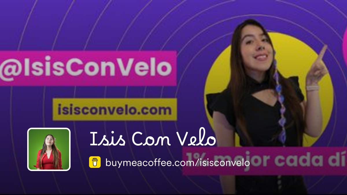 Isis Con Velo - Buymeacoffee