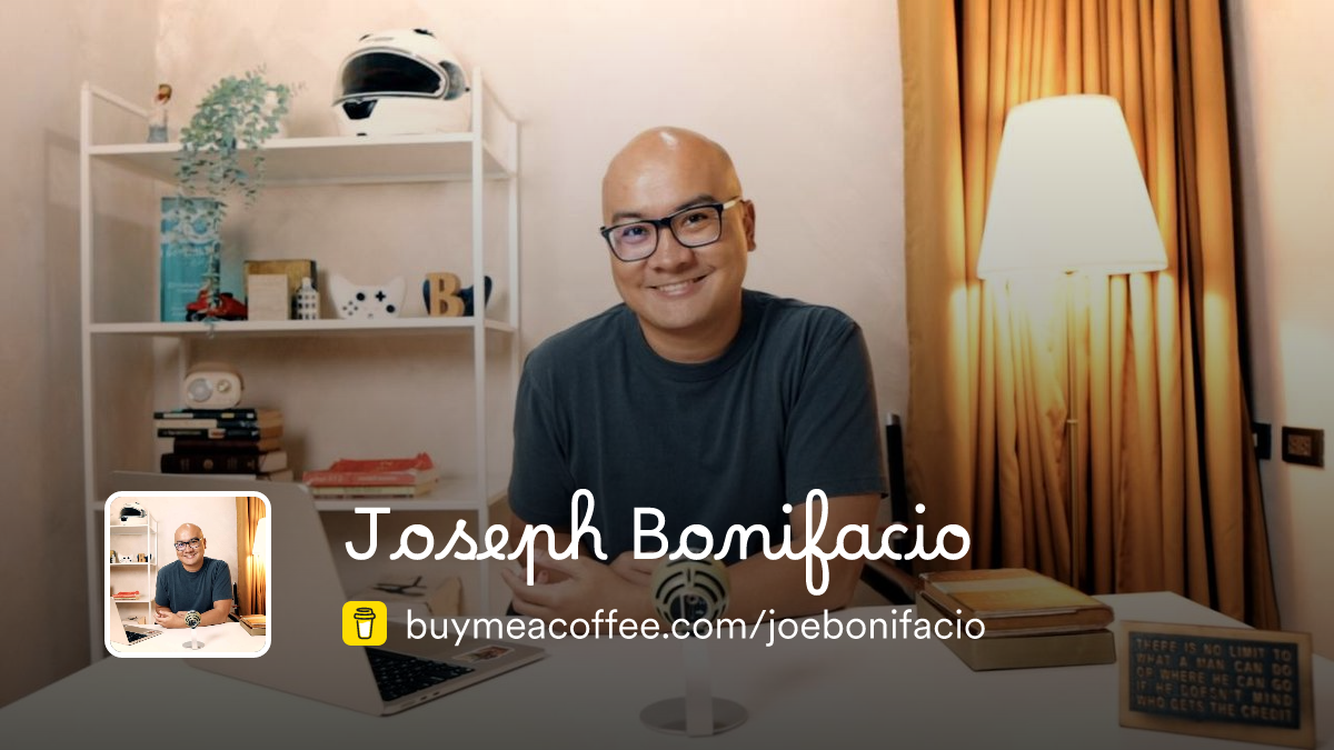 Joseph Bonifacio - Buymeacoffee