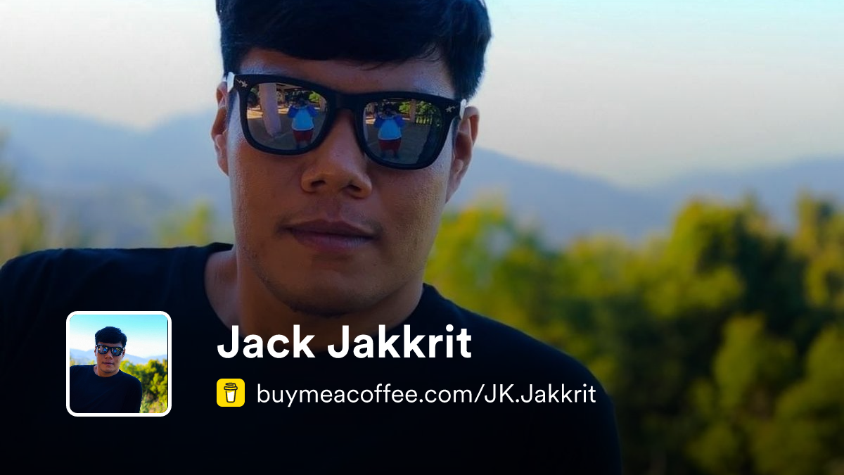 Jack Jakkrit - Buymeacoffee