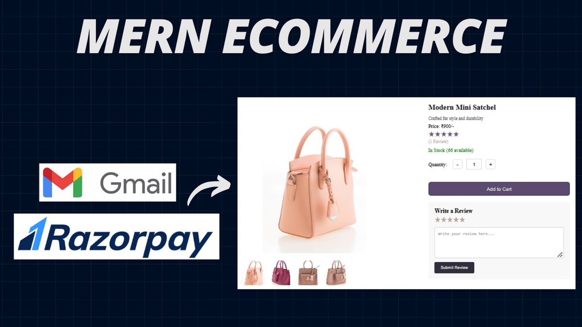 MERN Stack E-Commerce: Razorpay Payment, Email Notifications, JWT Authentication — Khaiser ...