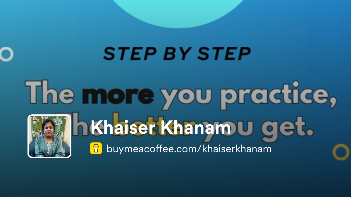 Khaiser Khanam - Buymeacoffee