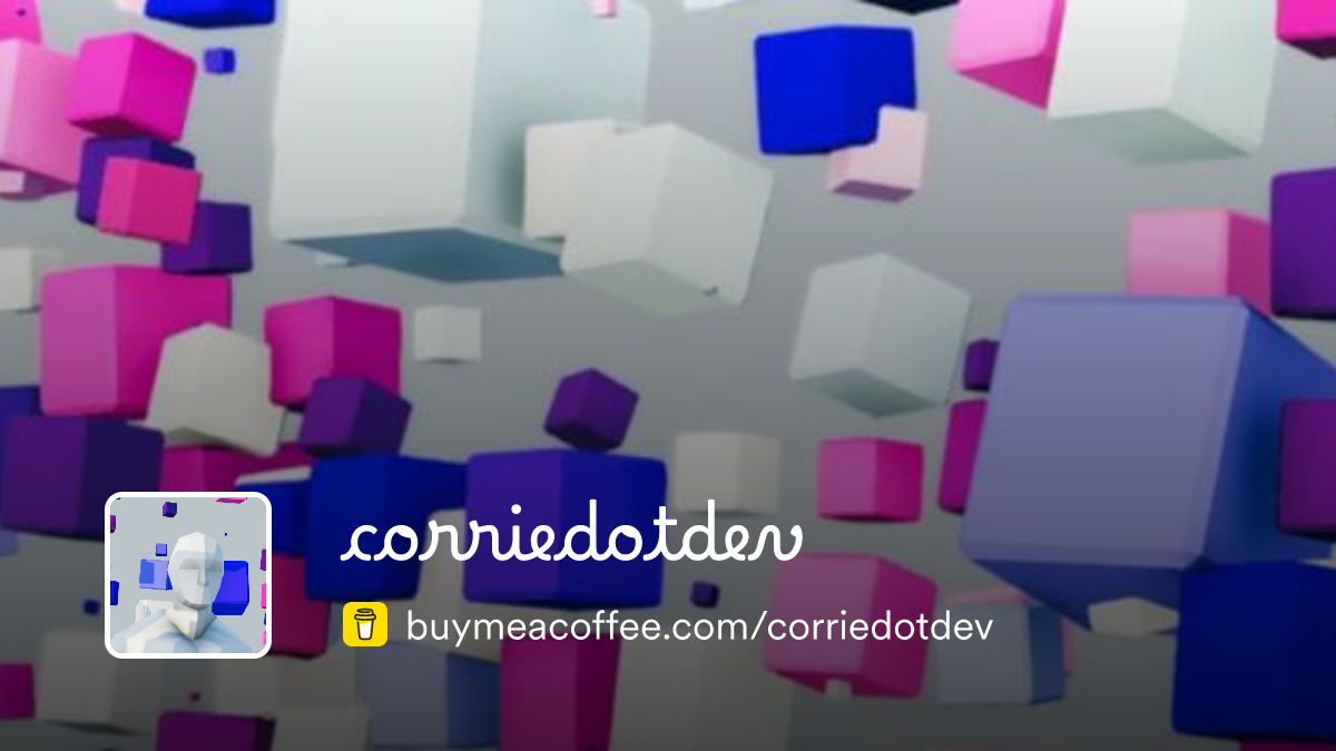 corriedotdev - Buymeacoffee