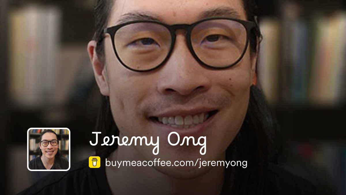 Jeremy Ong - Buymeacoffee