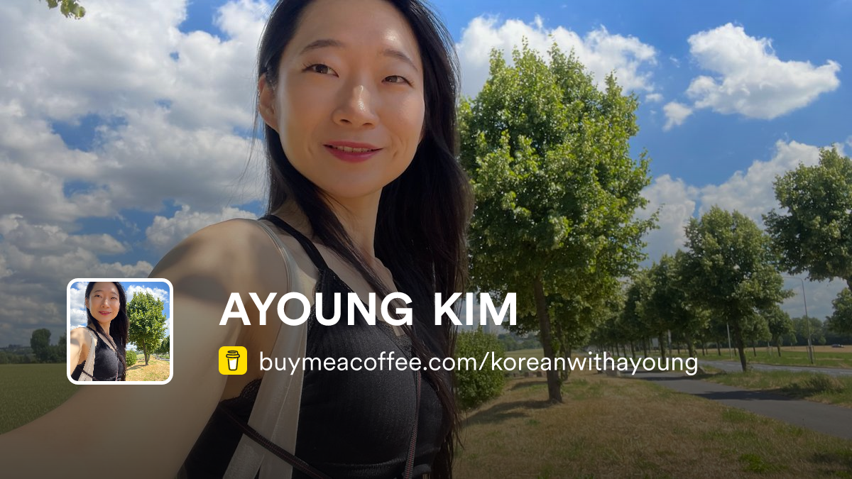 AYOUNG KIM - Buymeacoffee