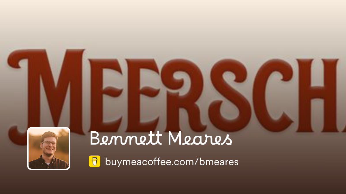 Bennett Meares is writing open source software - Buymeacoffee