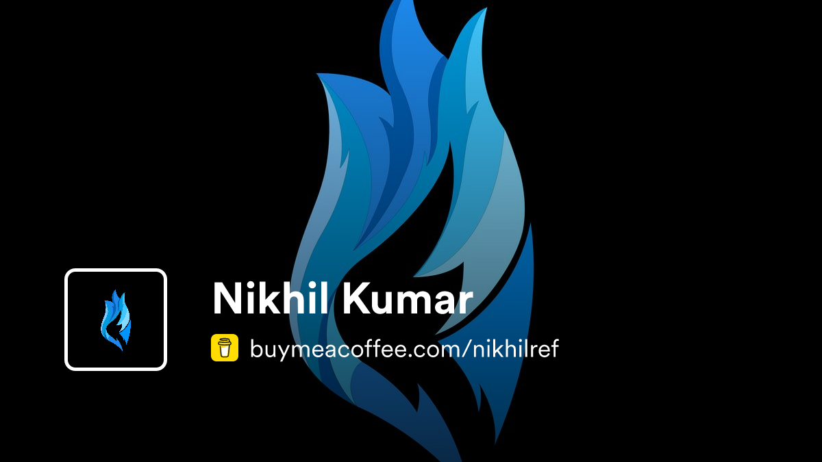 Nikhil Kumar is Awesome Flutter APP UIs - Buymeacoffee