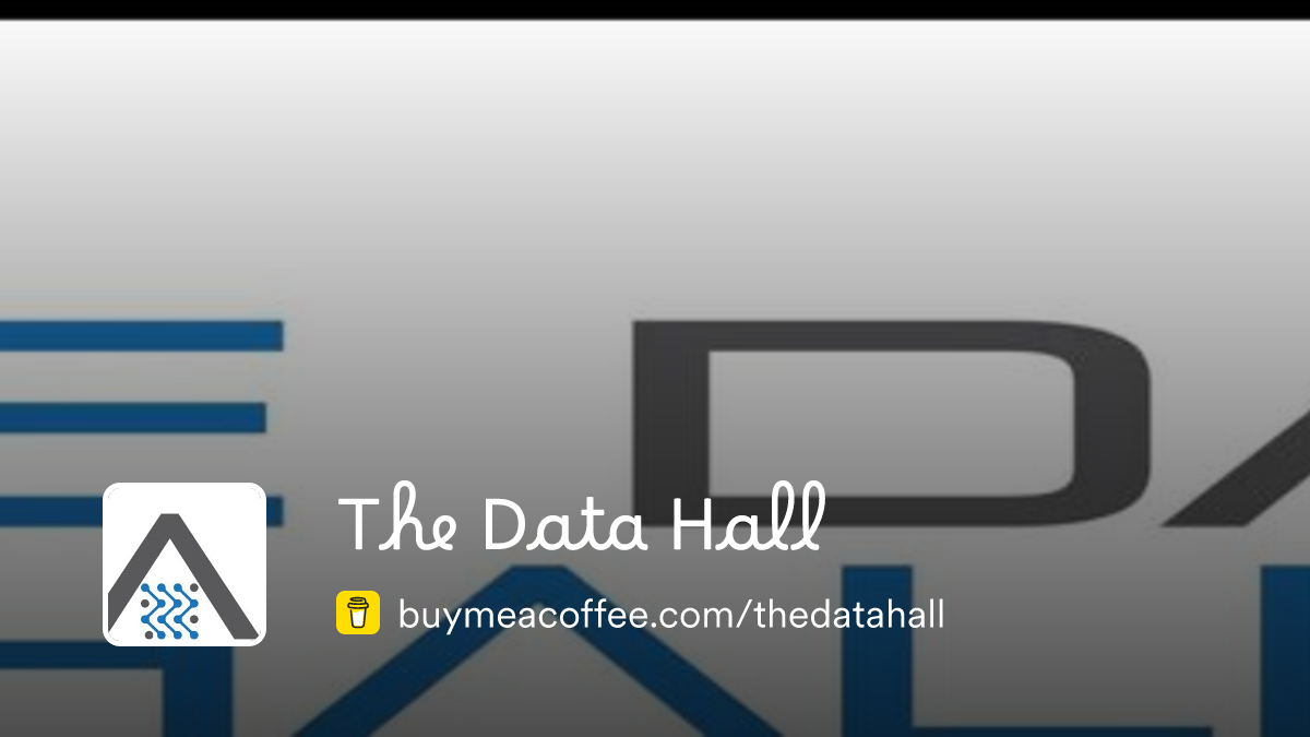 The Data Hall - Buymeacoffee