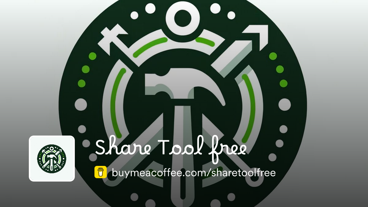 Share Tool free - Buymeacoffee