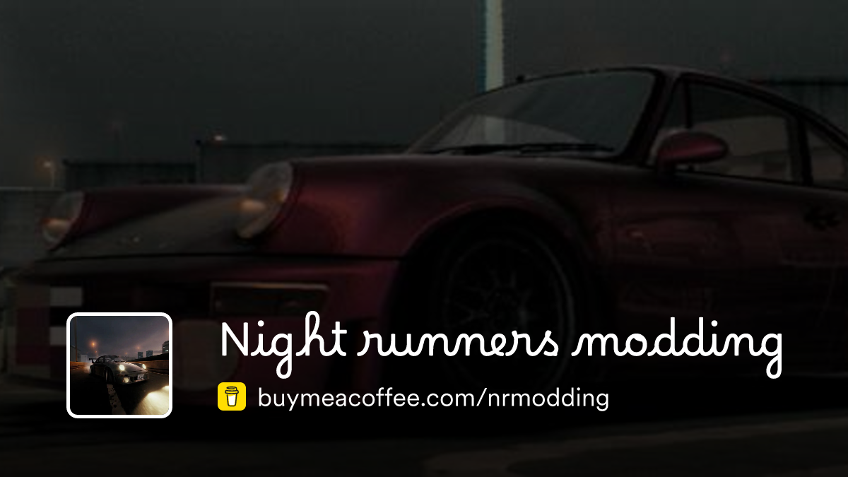 Night runners modding - Buymeacoffee