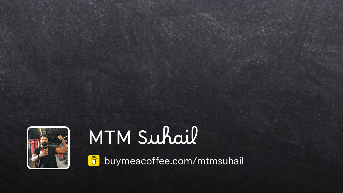 MTM Suhail - Buymeacoffee