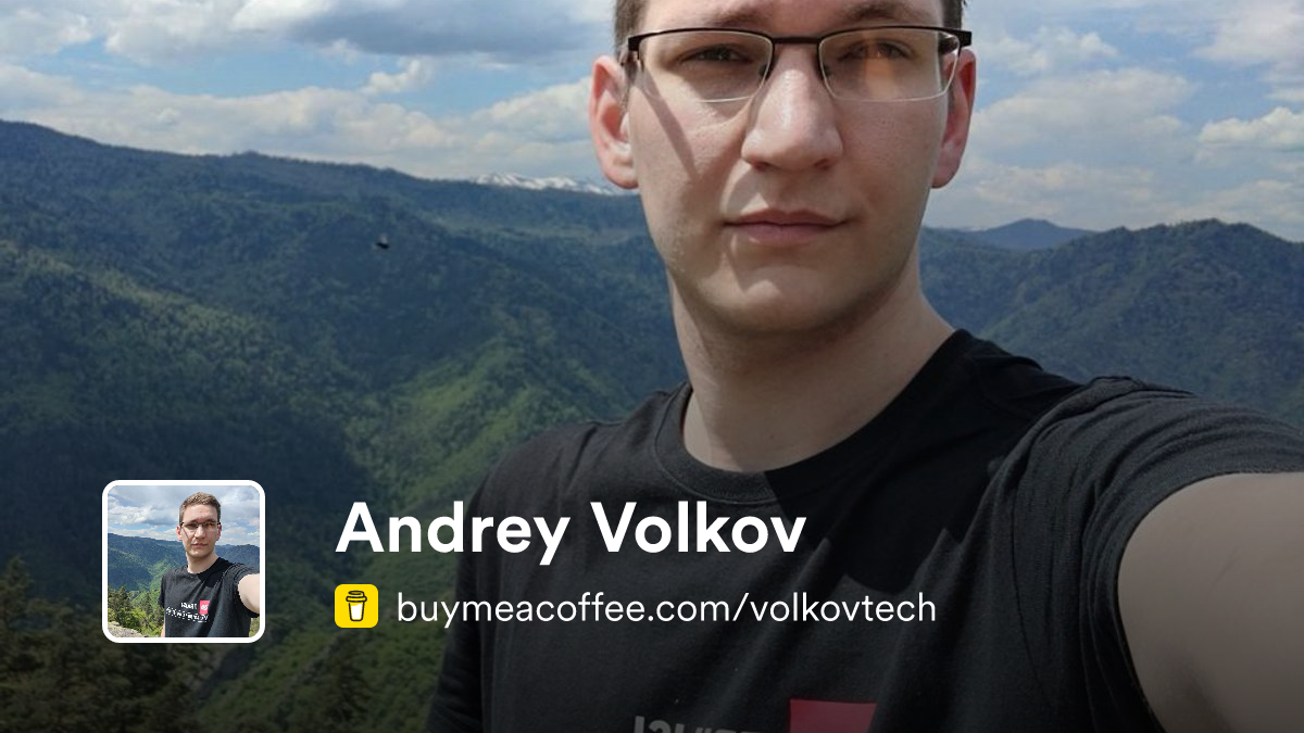 Andrey Volkov - Buymeacoffee