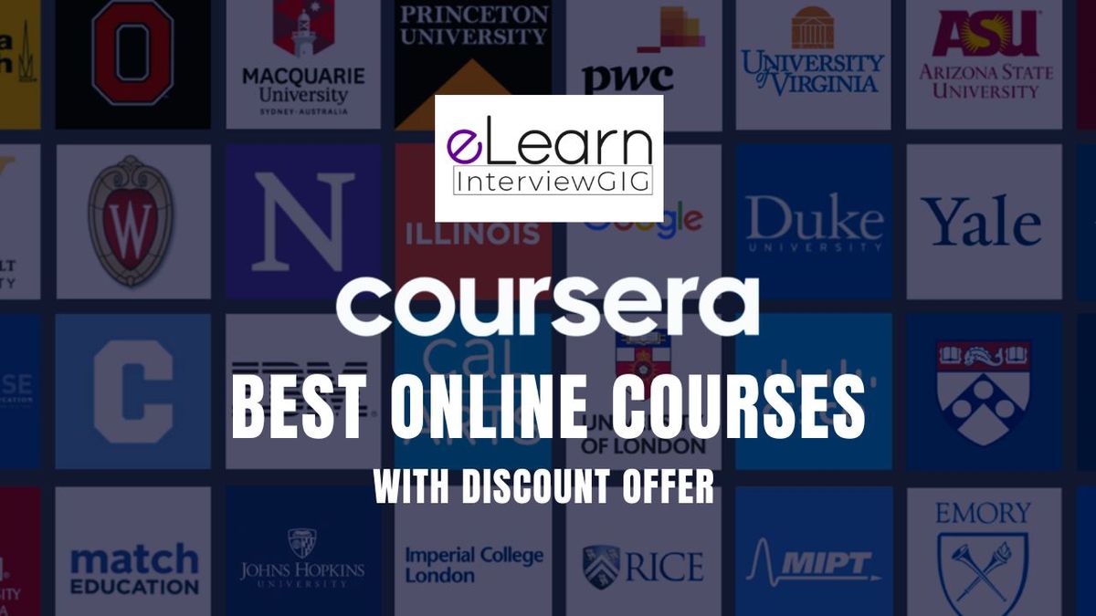 Coursera Courses with Certificate - Discount Offer 2026 — Online ...