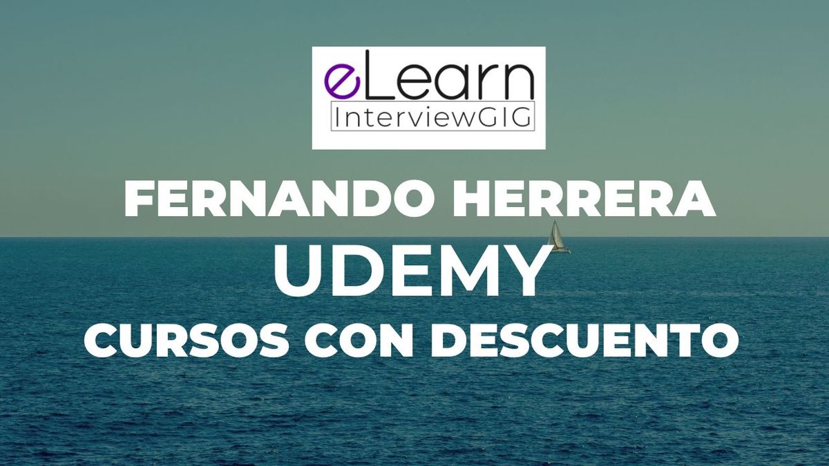 Cursos de Fernando Herrera en Udemy con cupones de descuento - Abril 2025 — Online Courses ...