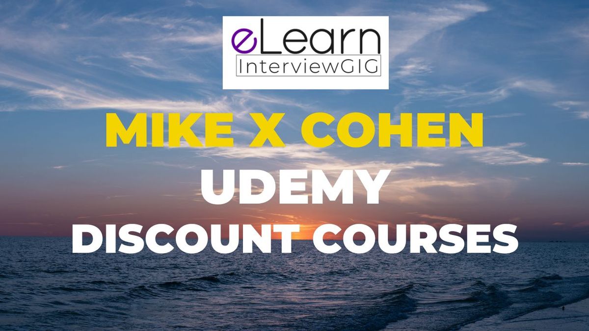Mike X Cohen Udemy Courses with Coupons-April 2025 — Online Courses - eLearn InterviewGIG ...