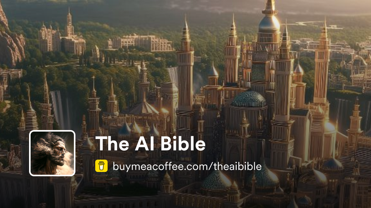 The AI Bible is Illustrating the Bible with AI - Buymeacoffee
