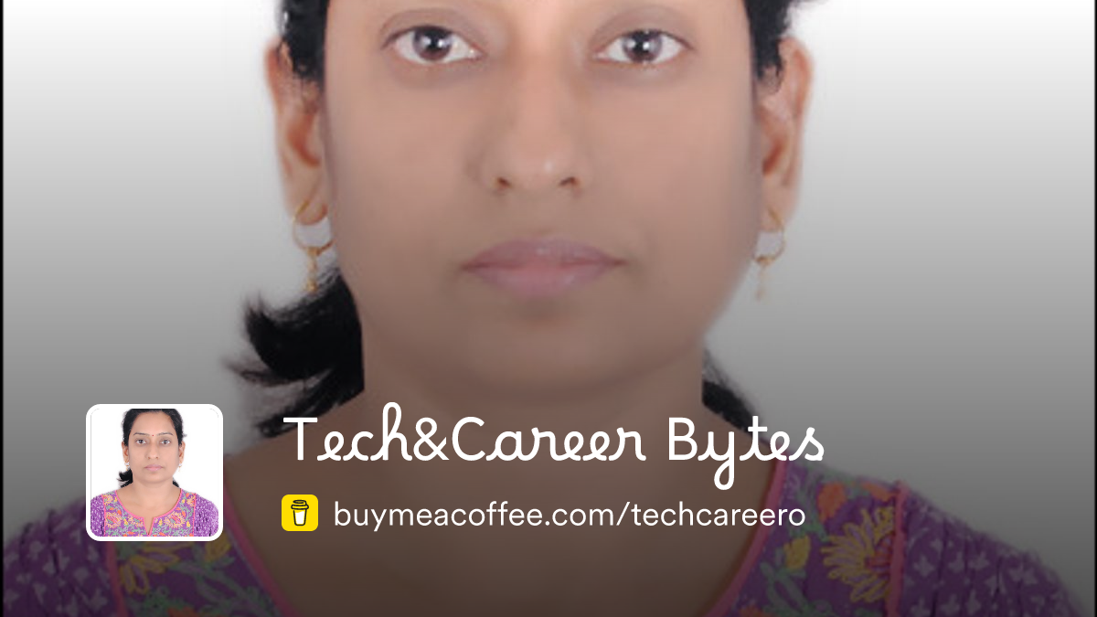 Tech&Career Bytes - Buymeacoffee