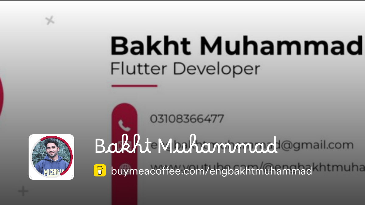 Extras | Bakht Muhammad - Buymeacoffee