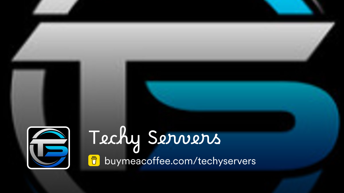 Techy Servers - Buymeacoffee
