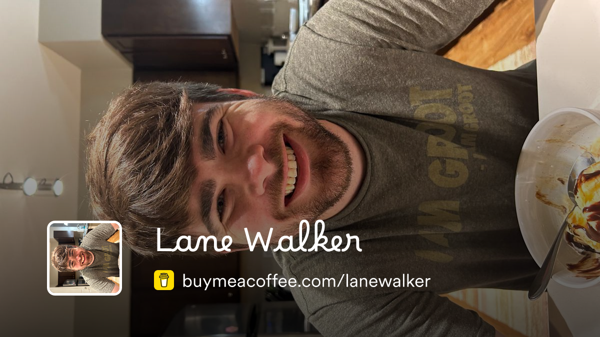 Lane Walker - Buymeacoffee
