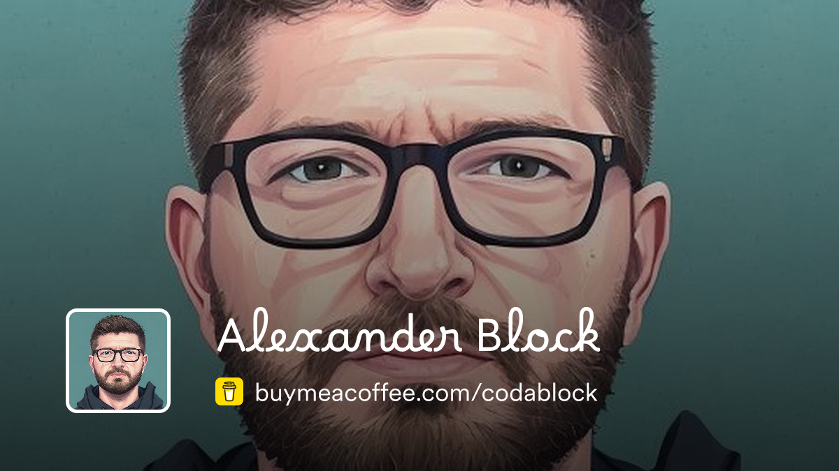 Alexander Block - Buymeacoffee
