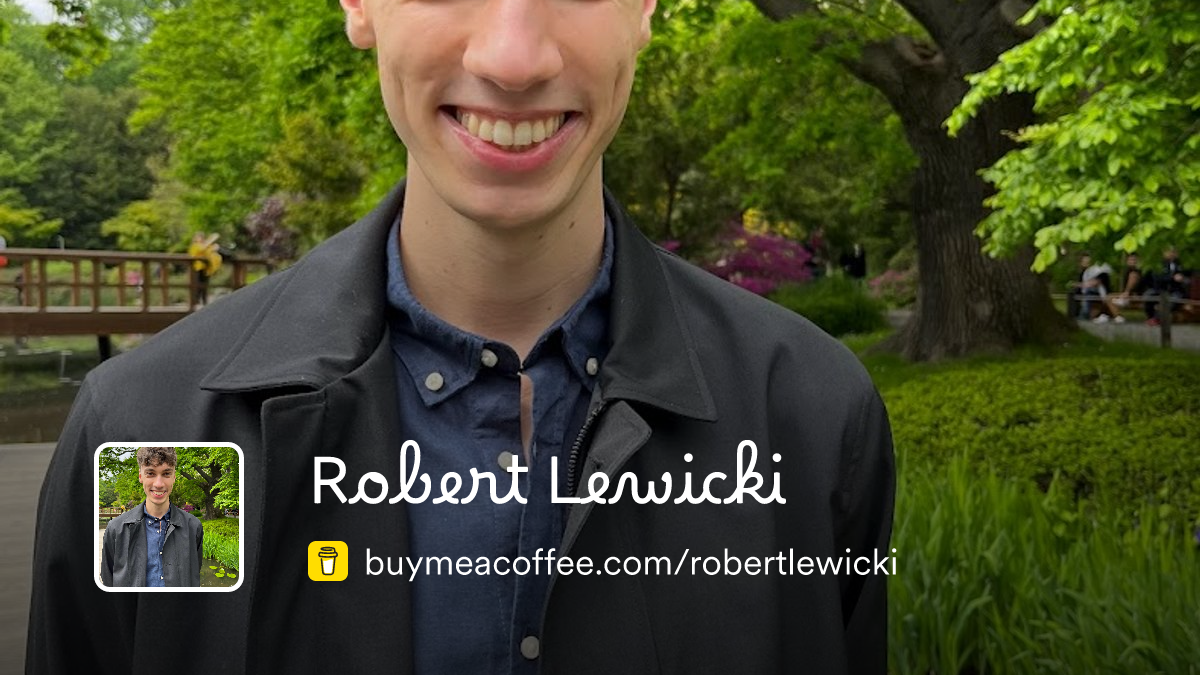 Robert Lewicki - Buymeacoffee