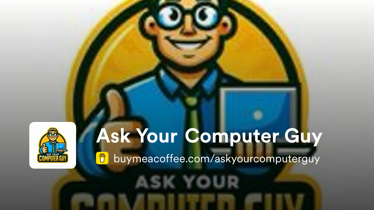 Ask Your Computer Guy - Buymeacoffee