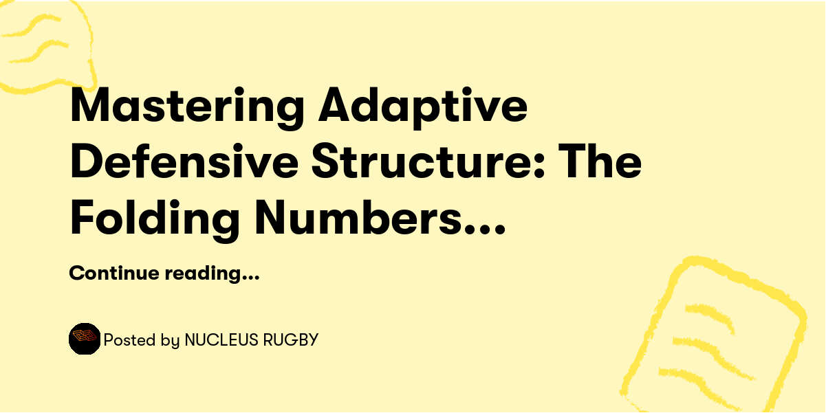 Mastering Adaptive Defensive Structure: The Folding Numbers in Channels ...
