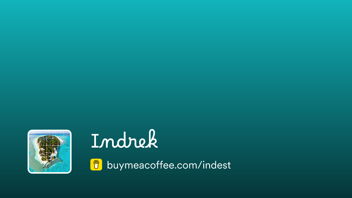 Indrek - Buymeacoffee