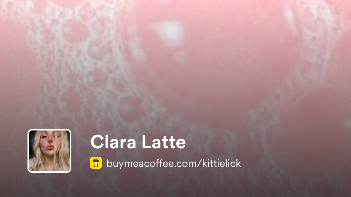 Clara Latte - Buymeacoffee