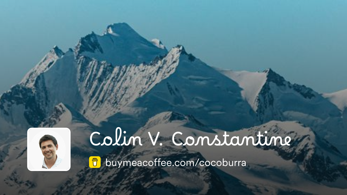 Colin V. Constantine - Buymeacoffee