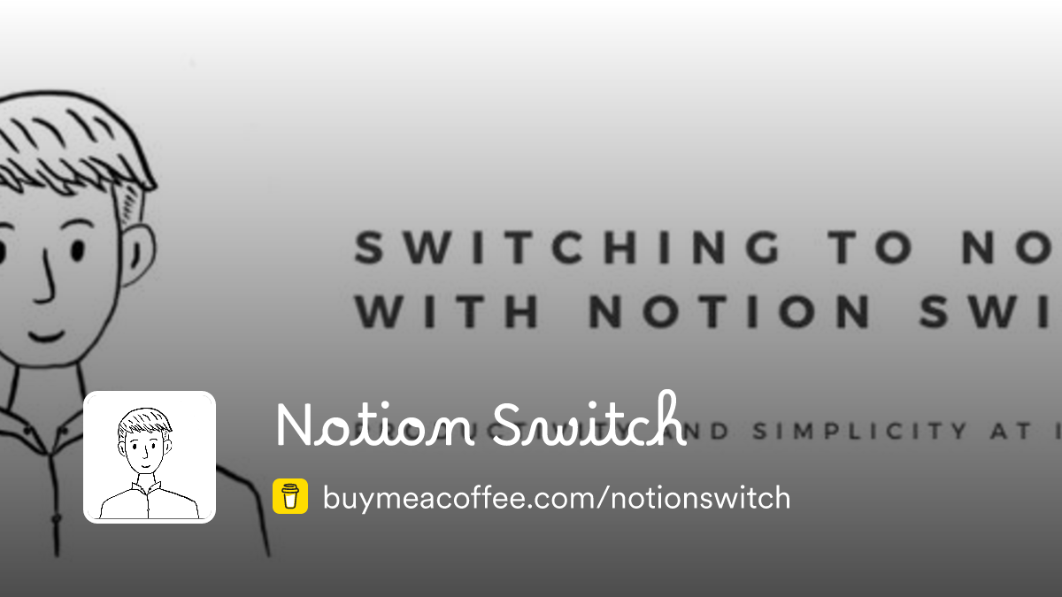 Notion Switch - Buymeacoffee