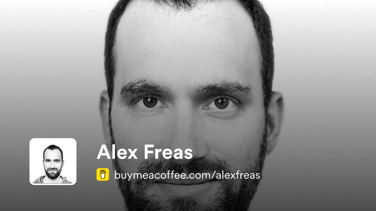 Alex Freas - Buymeacoffee