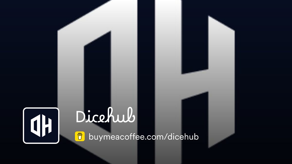 Dicehub - Buymeacoffee