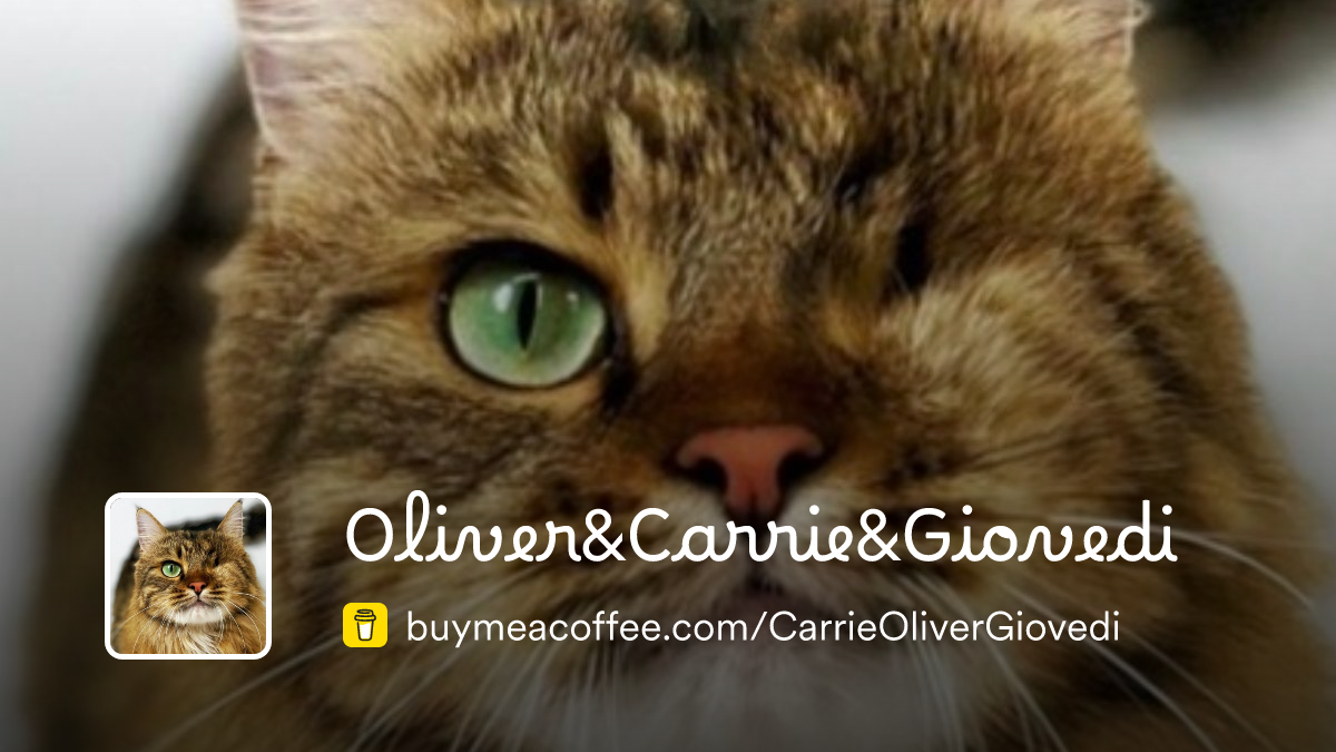 Oliver&Carrie&Giovedi - Buymeacoffee