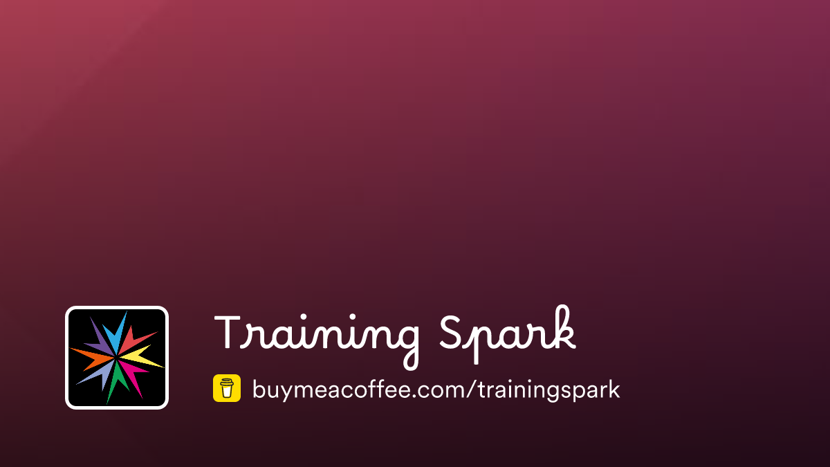 Training Spark - Buymeacoffee