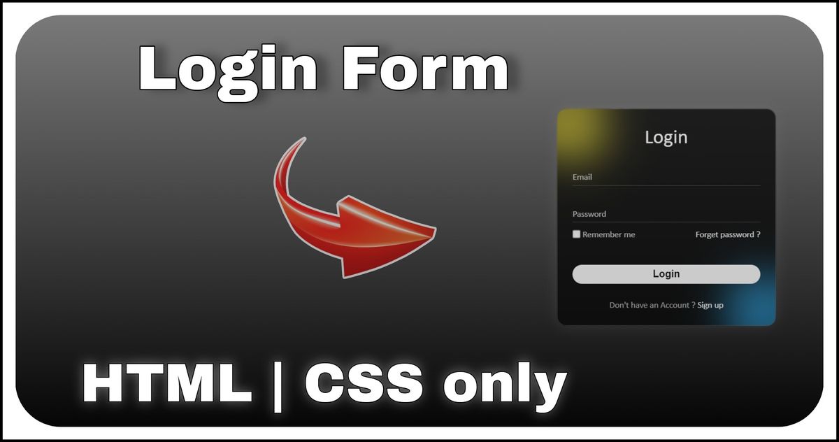 Login Form using HTML | CSS — Smart UI Studio - Buymeacoffee